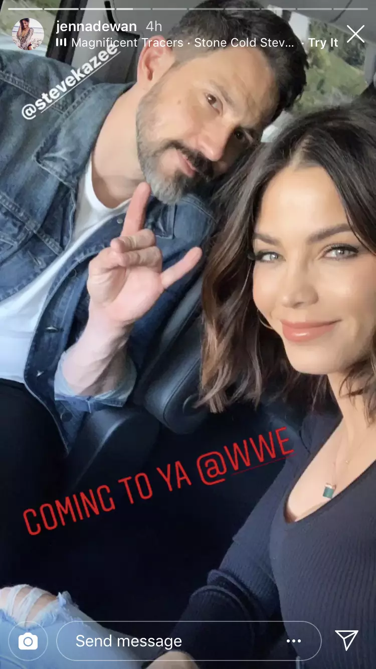 Jenna Dewan agus Steve Kazee ar a ndáta