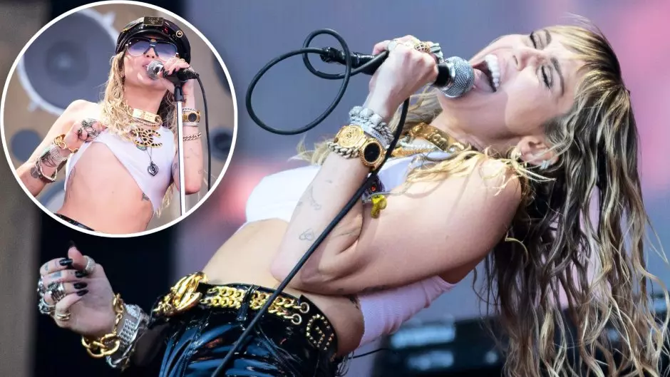 Miley Cyrus Hampir Membuat Kerumunan Glatsonbury