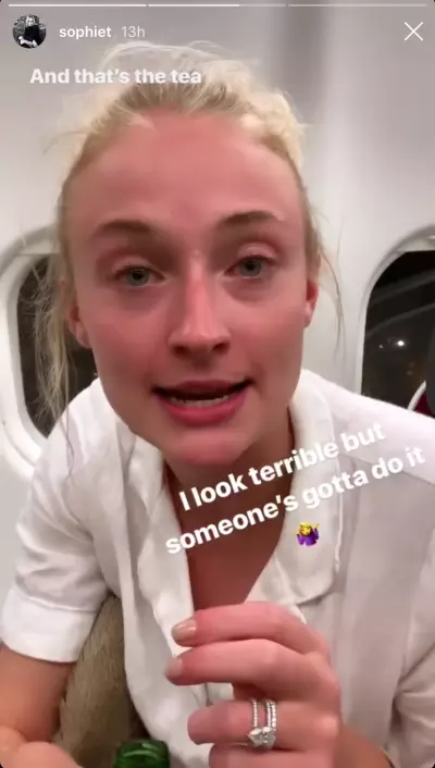 Sophie Turner lennukis