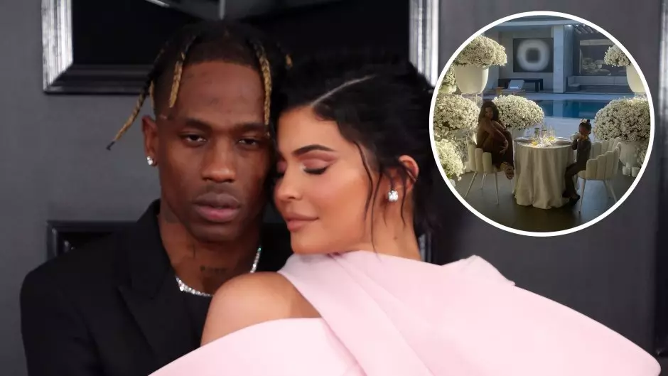 Travis Scott，Stormi 在母親節寵壞 Kylie Jenner：照片