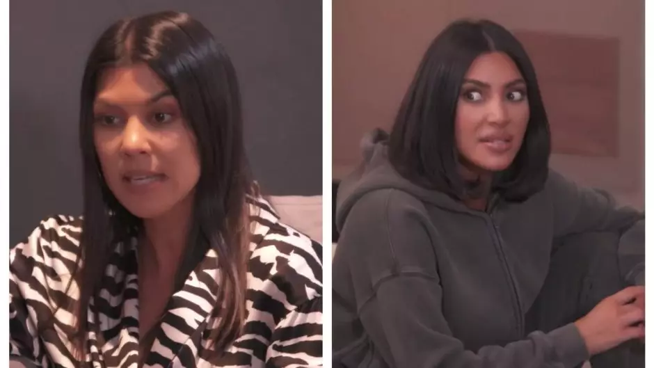 Kourtney Kardashian na Kim Kardashian