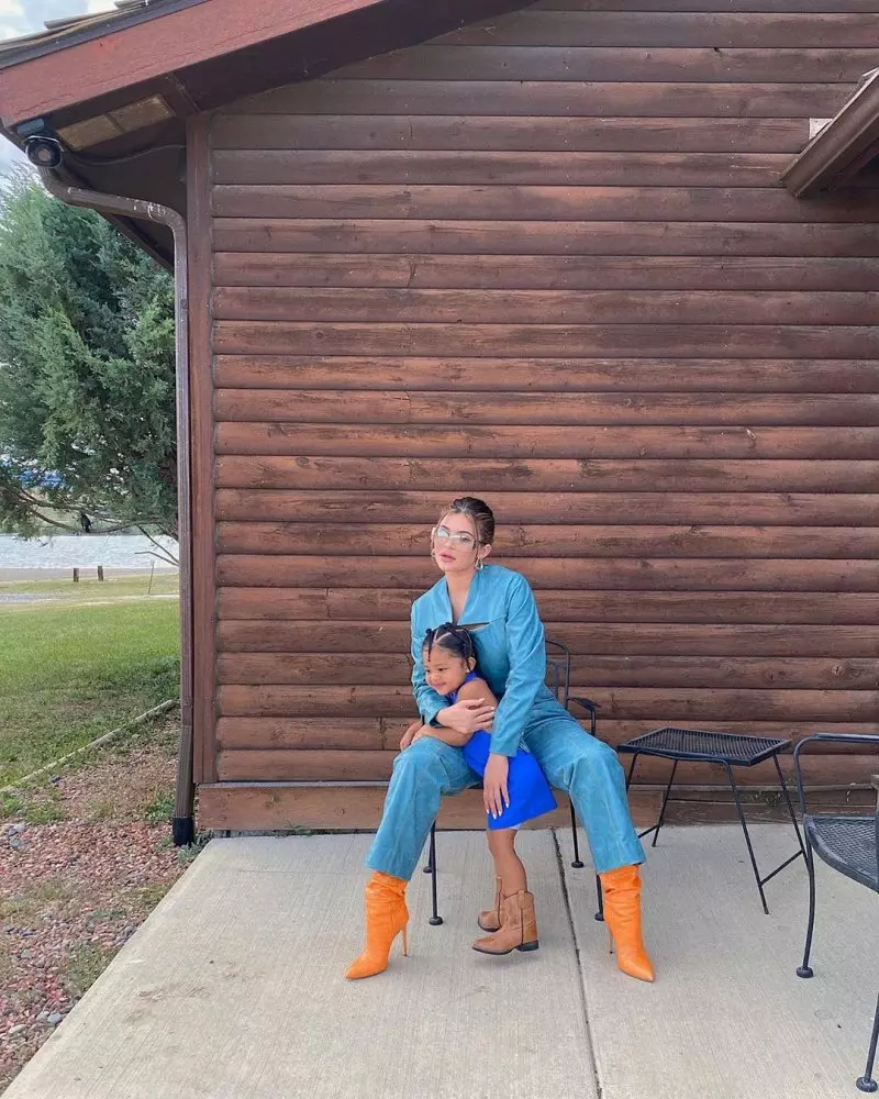 Kylie Jenner Stormi Cowboy Boots