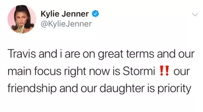 Tvit Kylie Jenner