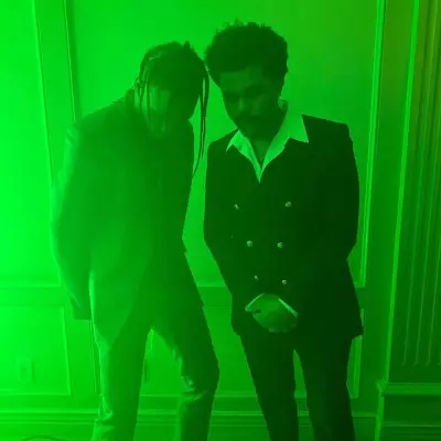 Travis Scott və The Weeknd Yeni il gecəsini qeyd edirlər