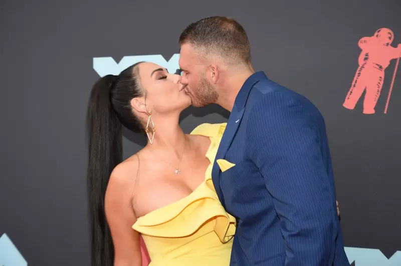 Jenni Farley, Zack Clayton Carpinello 2019 MTV VMA