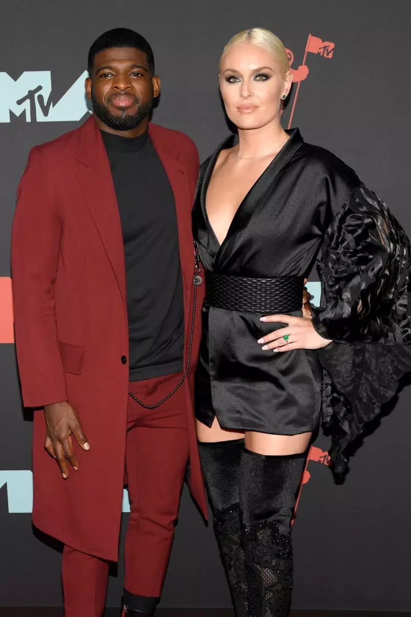 Lindsey Vonn ir P.K. Subban 2019 MTV VMA