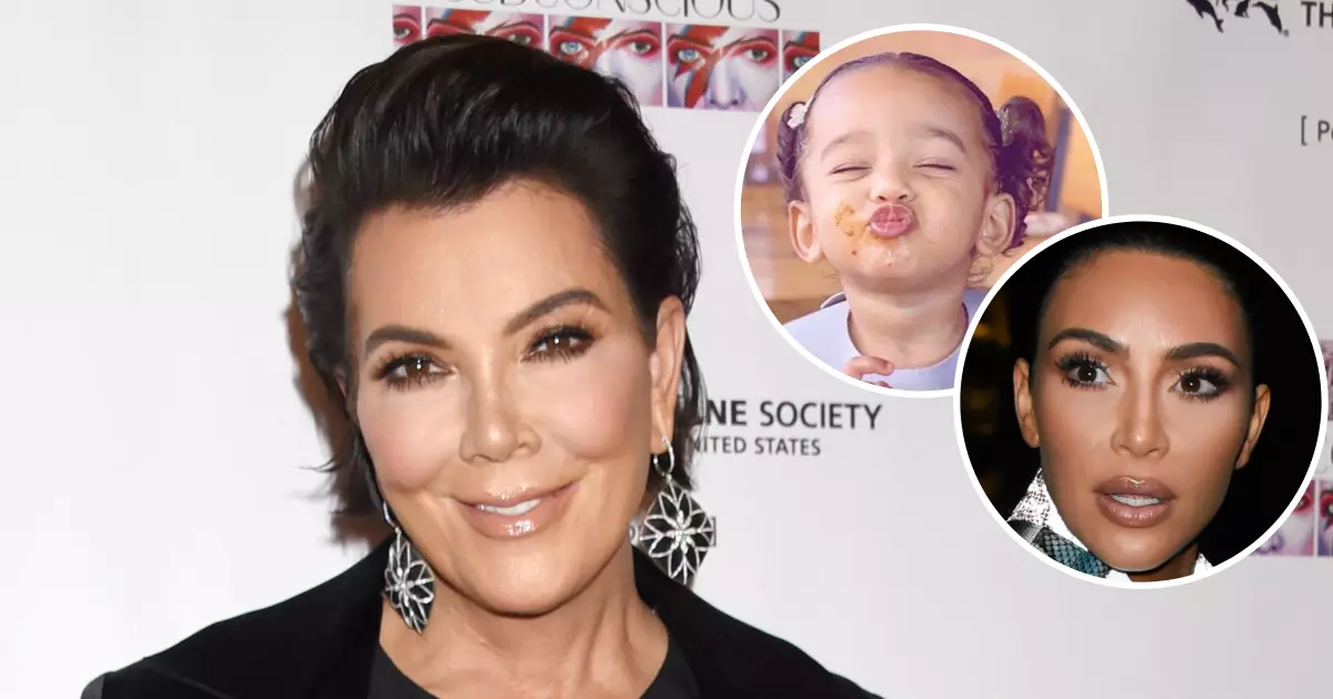 Kris Jenner comparte unha foto sen editar de Kim Kardashian