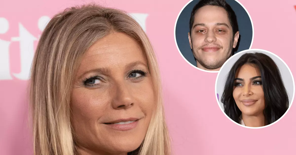 Gwyneth Paltrow Donas Seksan Ludilon al Kim Kardashian kaj Pete Davidson