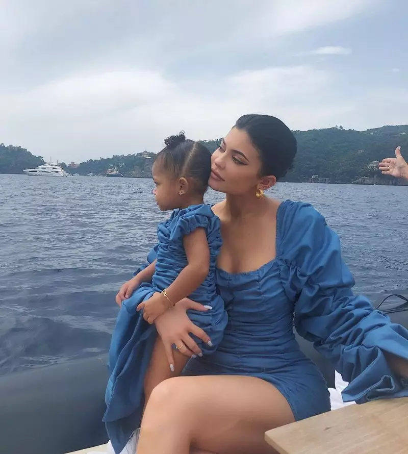 Dress Blue Matching Stormi Webster