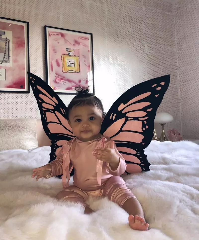 Alas de mariposa de Stormi Webster