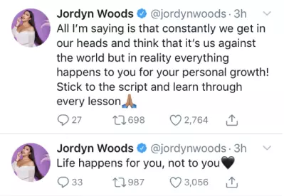 Jordyn Woods-Tweet