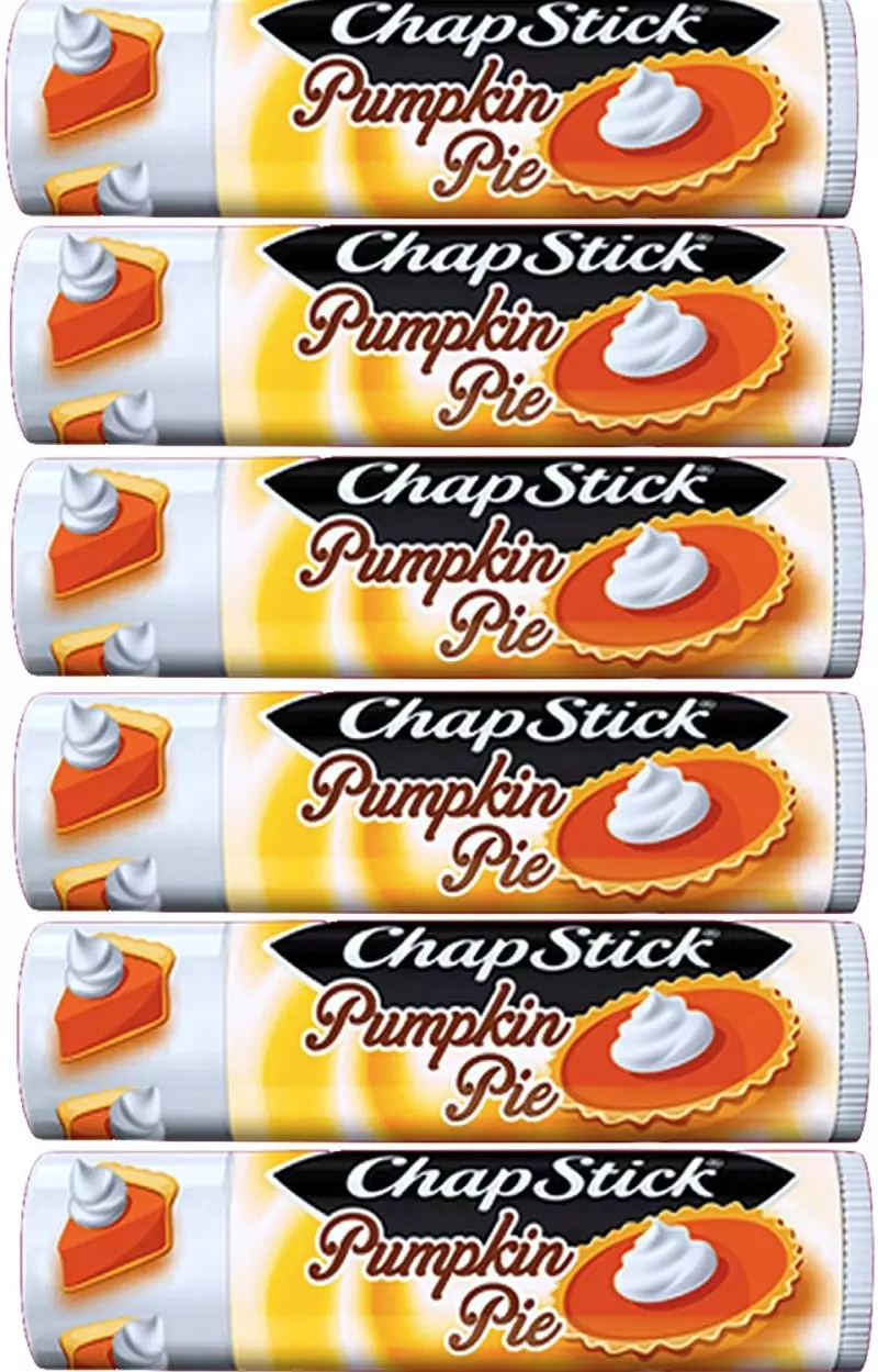 Pumpkin spice chapstick