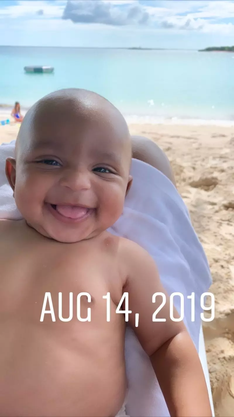 Psalm West Smiling on the Beach