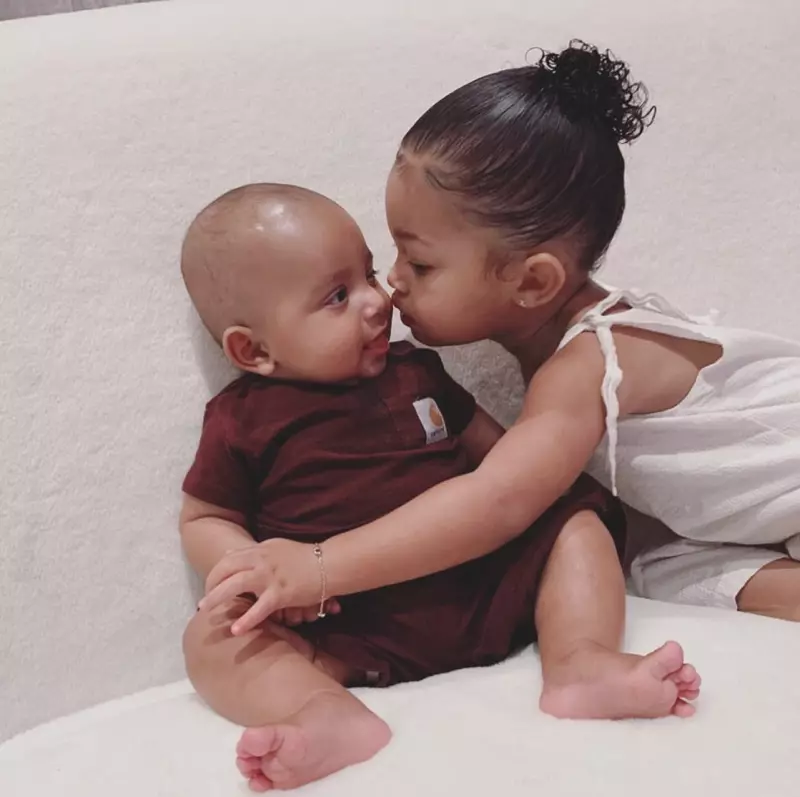 Psalm West i Stormi Webster