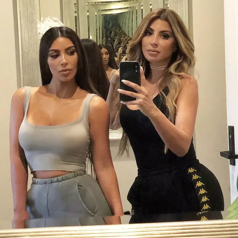 Larsa Pippen desitja un feliç aniversari a Kim Kardashian