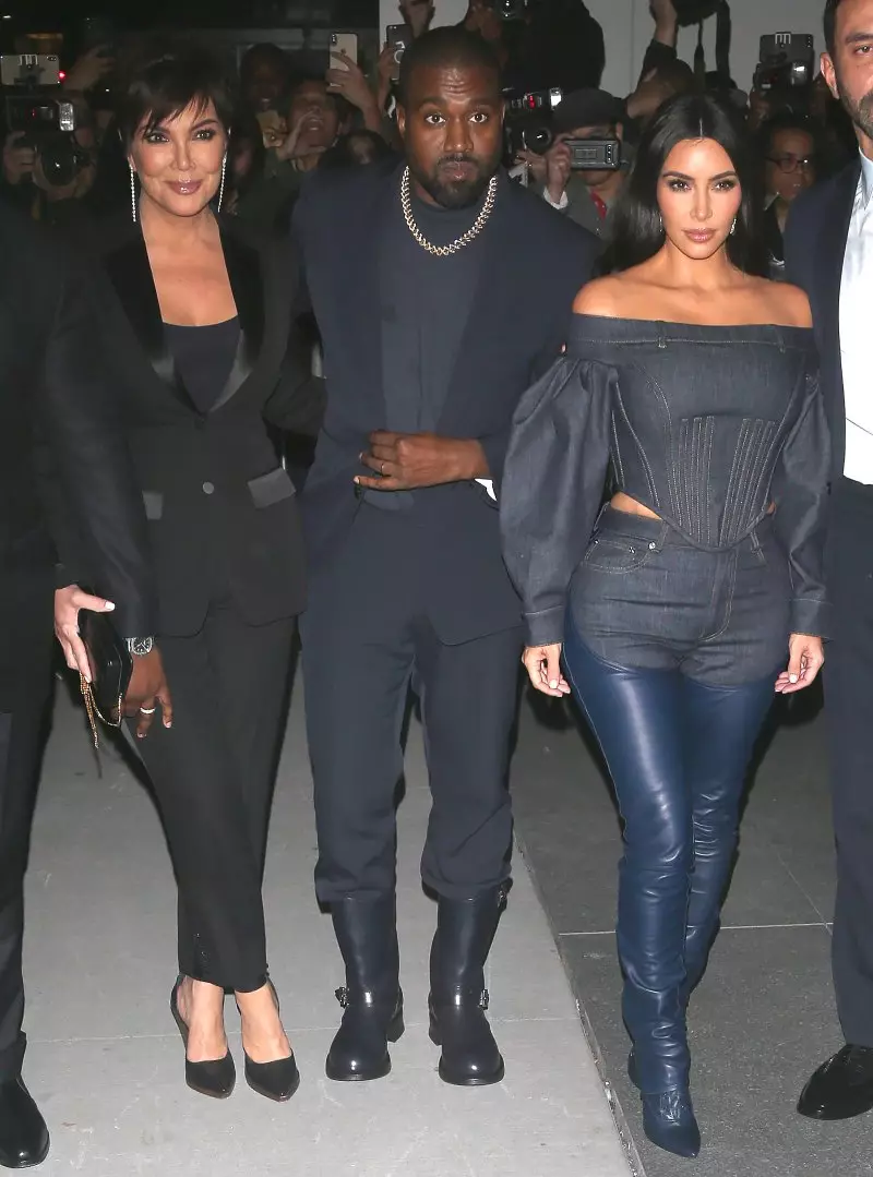Kris Jenner usa um terno Burberry justo no WSJ Innovator Awards 2019 em Nova York