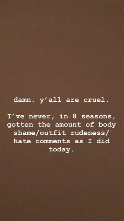 Kristen Doute spreekt zich uit tegen bodyshaming op Instagram