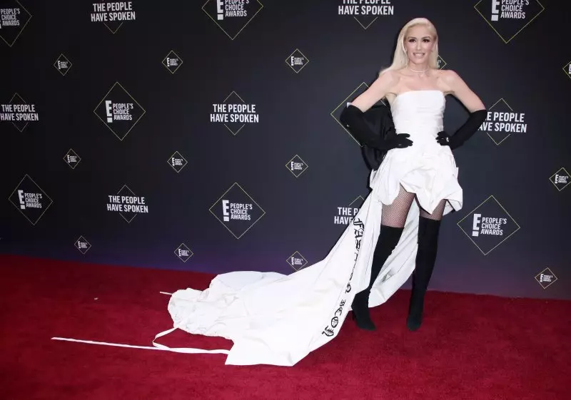Gwen Stefani u bijeloj haljini