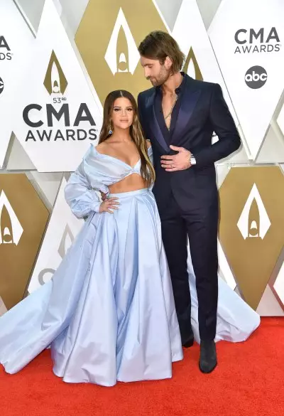 Maren Morris og Ryan Hurd ved 2019 CMAs