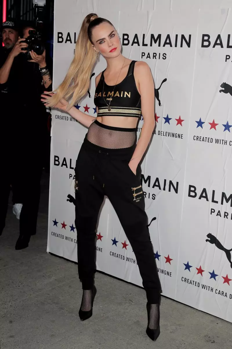 PUMA x Balmain लन्च कार्यक्रम L.A., Cara Delevingne मा