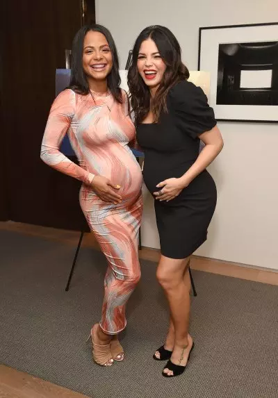 Christina Milian và Jenna Dewan khoe em bé bumps