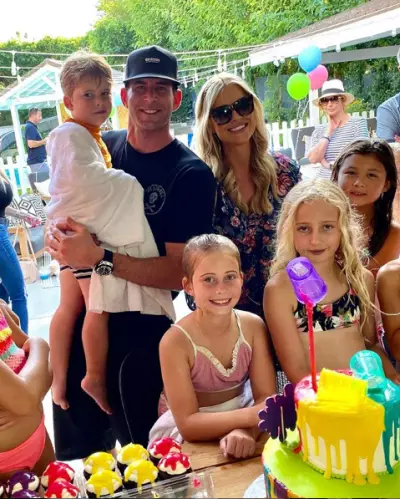 Tarek El Moussa, Christina Anstead, and their Kids