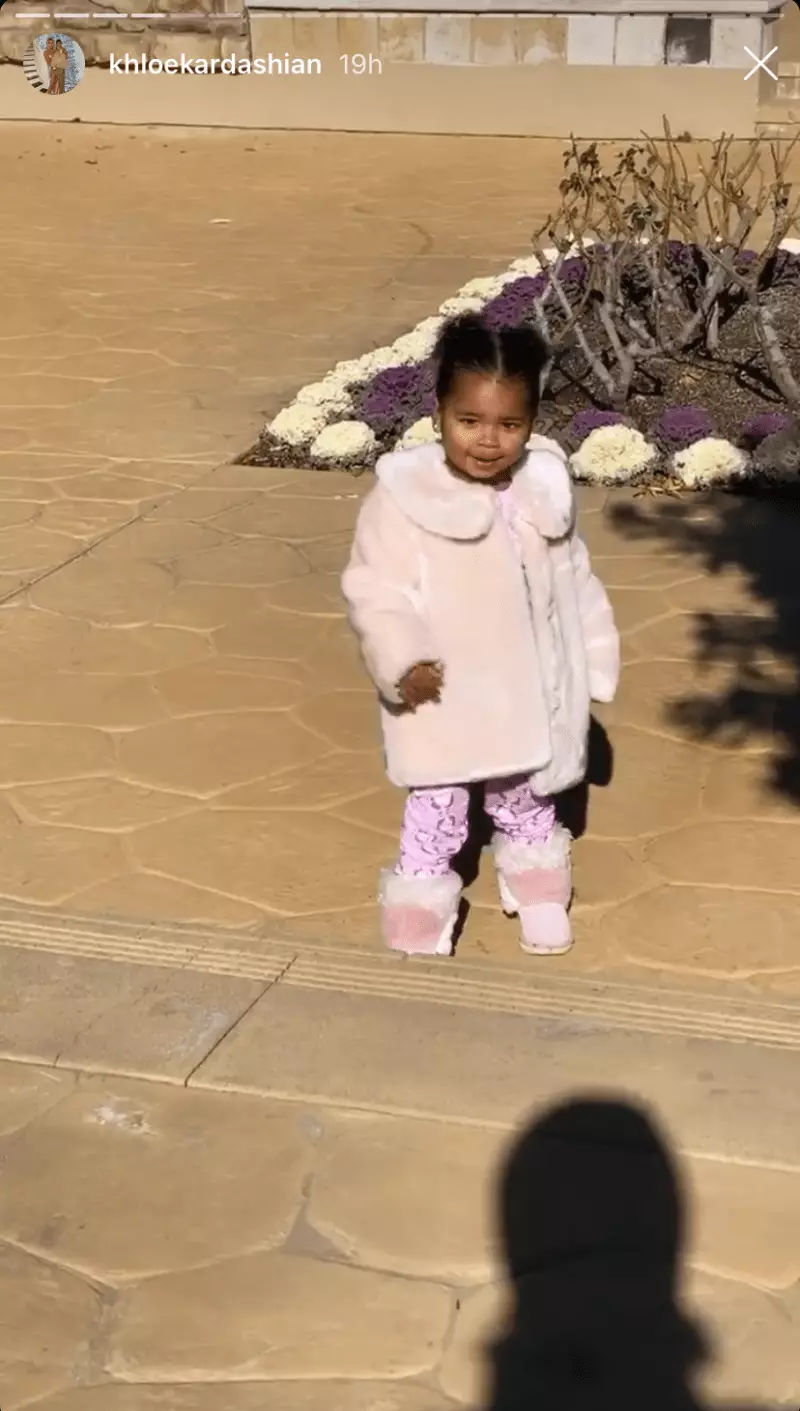 Khloe Kardashian og Baby True Nyd Sunny Mommy-Daughter Day Out og kom forbi Stormis nye Playhouse