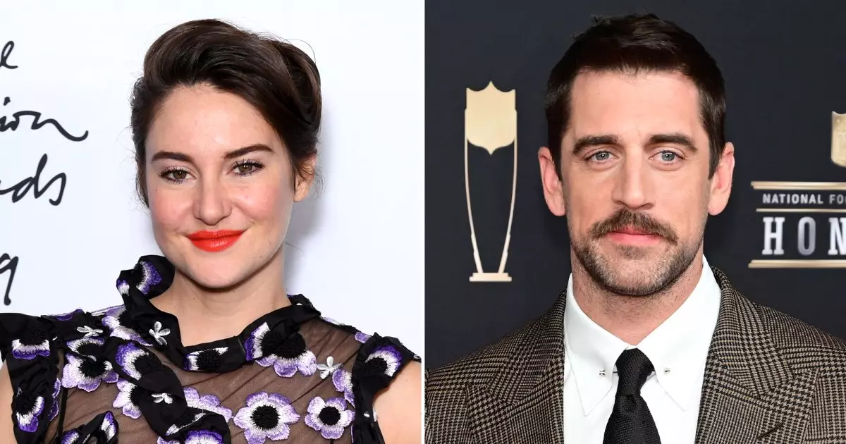 Aaron Rodgers, Shailene Woodley සබඳතා කාලරාමුව