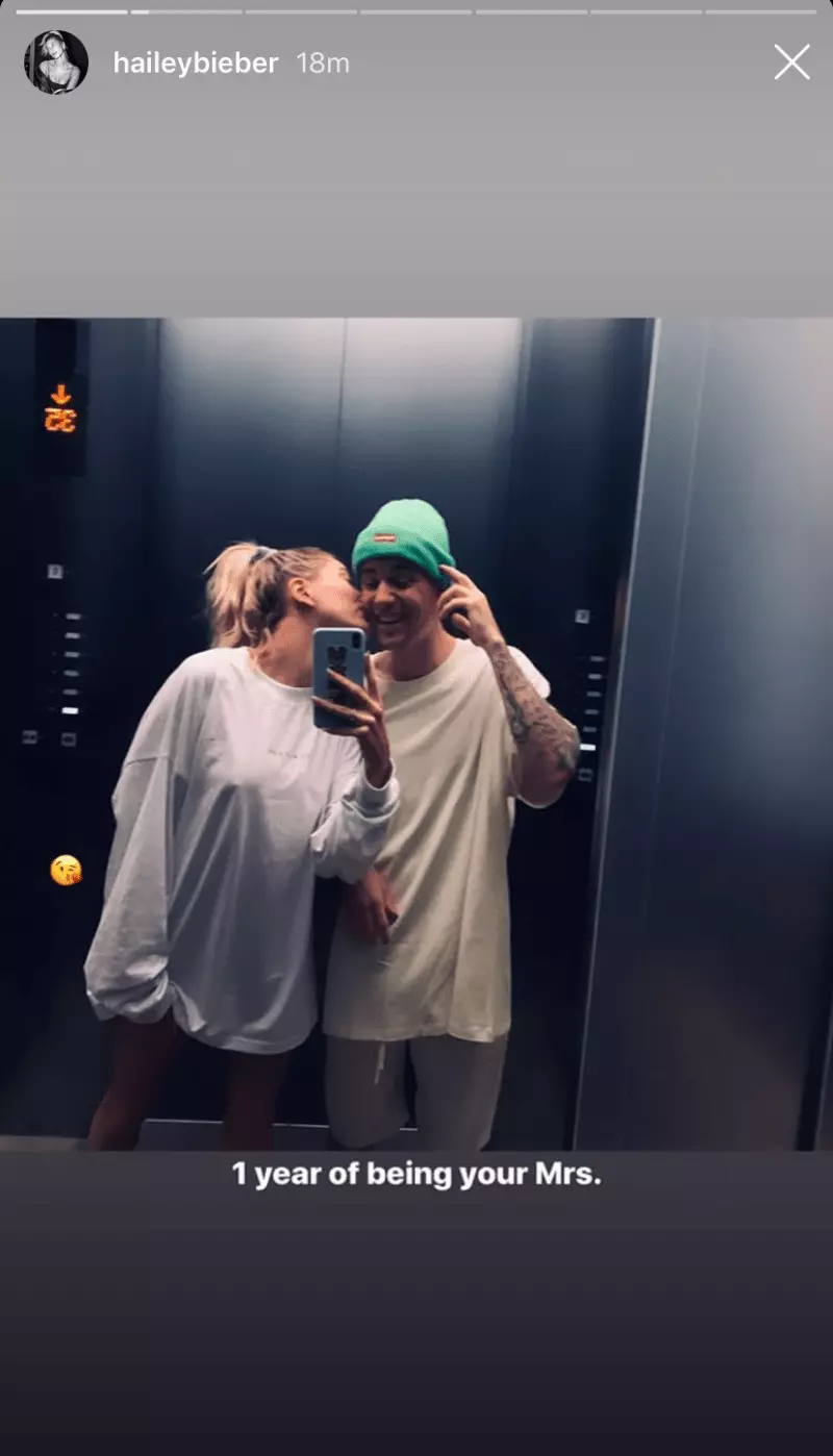 Hailey Baldwin ljubi obraz Justina Biebera