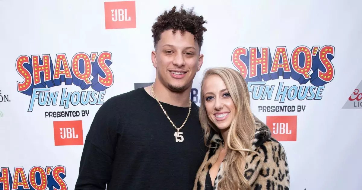 Fiancee Patrick Mahomes Brittany Matthews Mai Ciki Tare Da Jariri Na 1