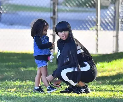 Dream Kardashian beim Fußballspiel von Brother King Cairo