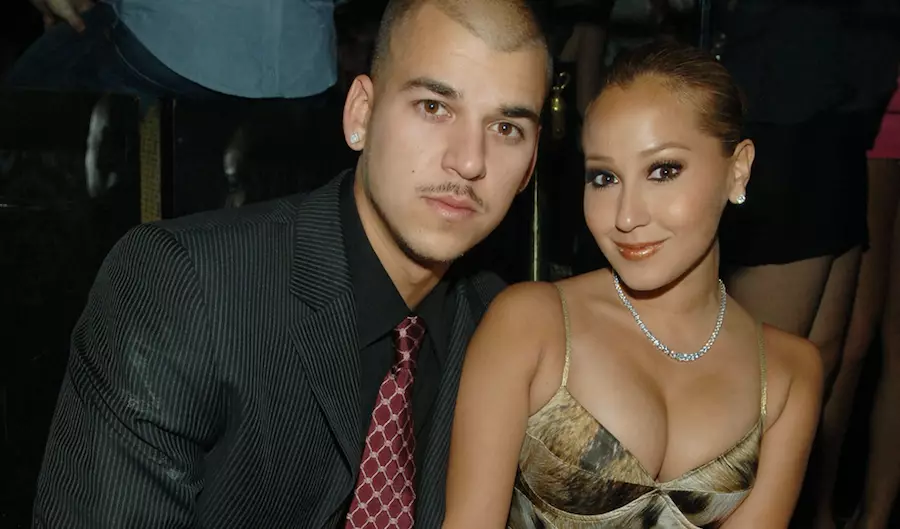 Rob Kardashian, Adrienne Bailon, Posing