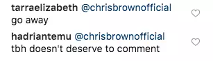 Aðdáendur Rihönnu svara athugasemd Chris Brown á Instagram Rihönnu