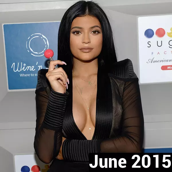 Kylie jenner boob job June 2015