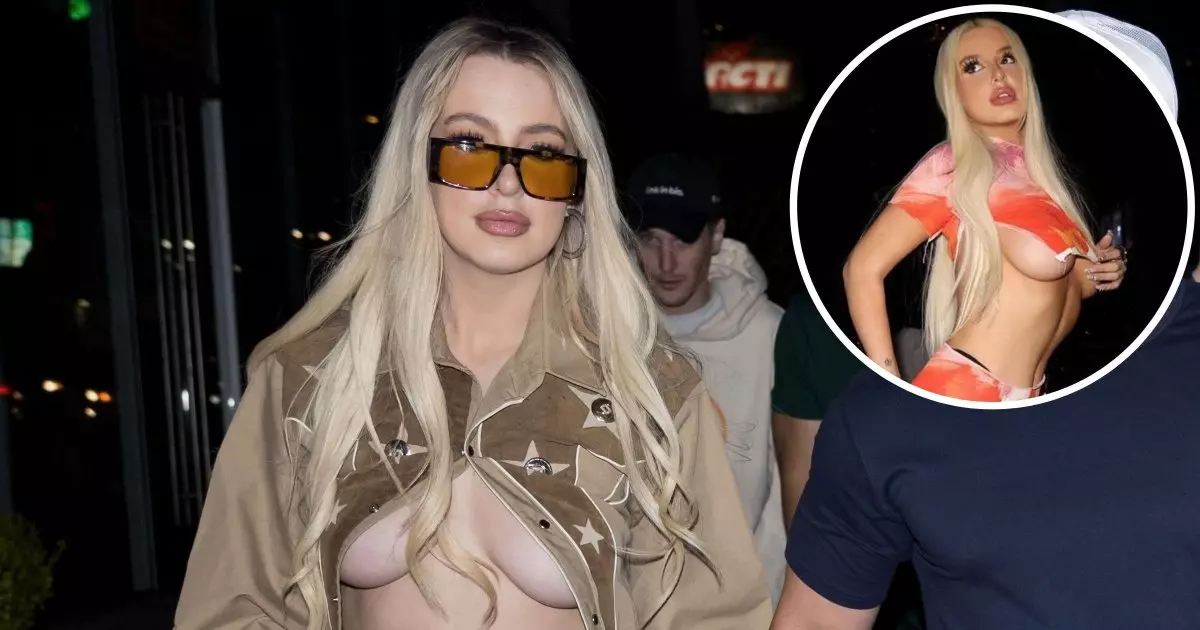 Tana Mongeau sans soutien-gorge : photos de la YouTubeuse sans soutien-gorge