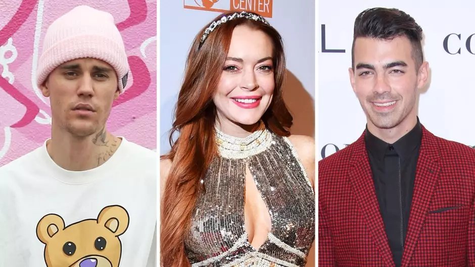 Justin Bieber, Lindsay Lohan és Joe Jonas