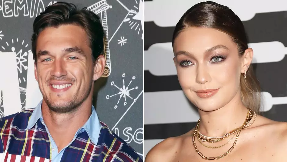 Tyler Cameron mamma följer Gigi Hadid Instagram Söt