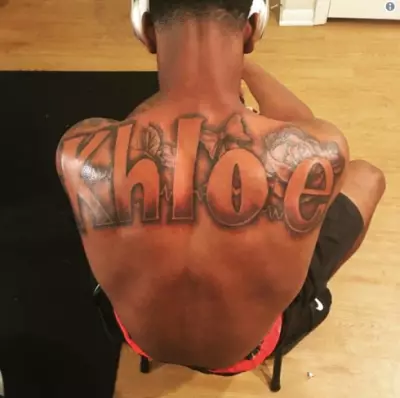 khloe tattoo tristan thompson