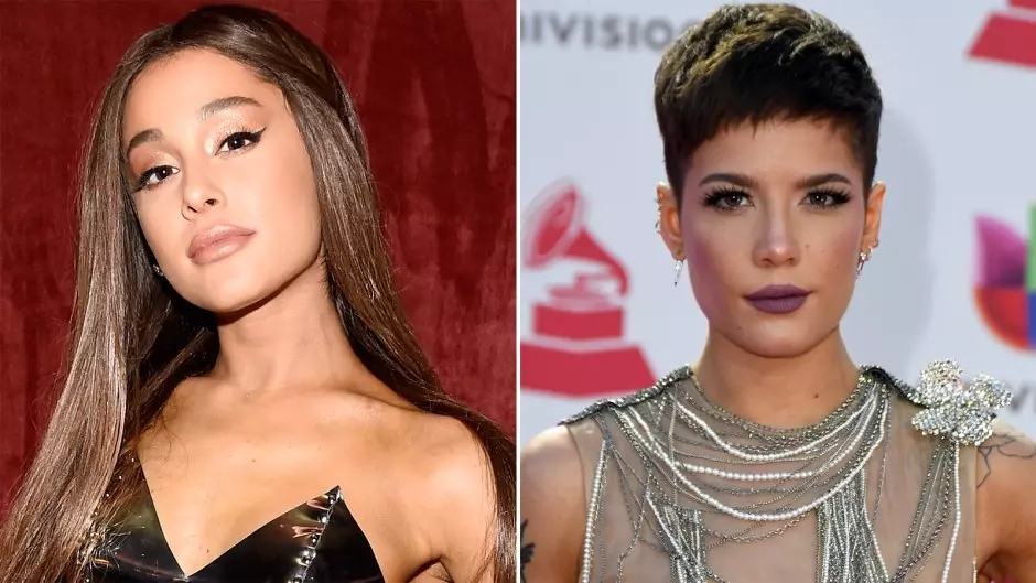 Ariana Grande Halsey tónlistarsamstarf