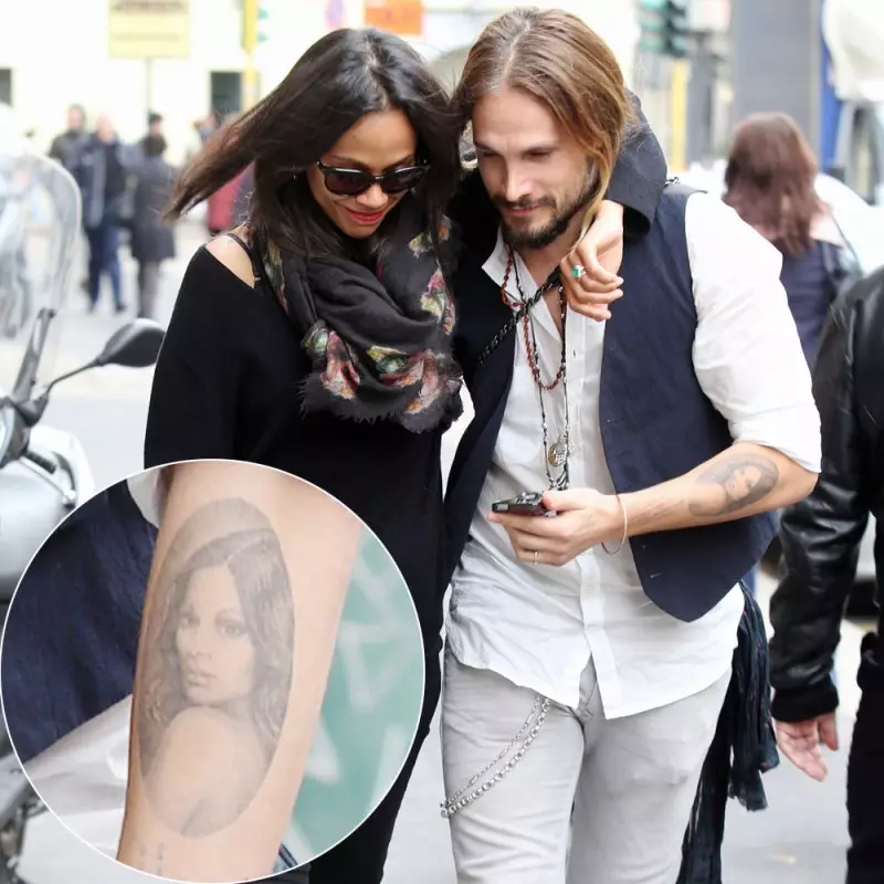 Zoe saldana marco perego tattoo