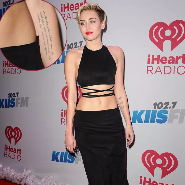 Miley-Tattoo