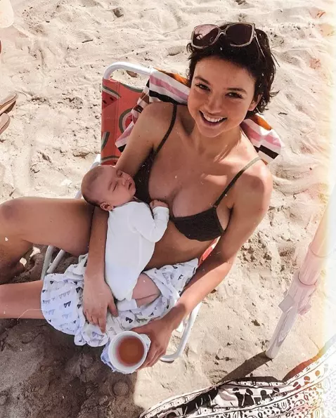 Bachelor Bekah Martinez baby ruth breastfeeding bikini