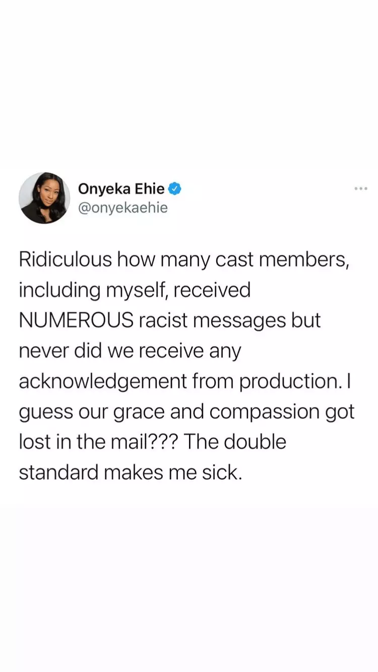 Onyeka Ehie Reacts ot Chris Harrison