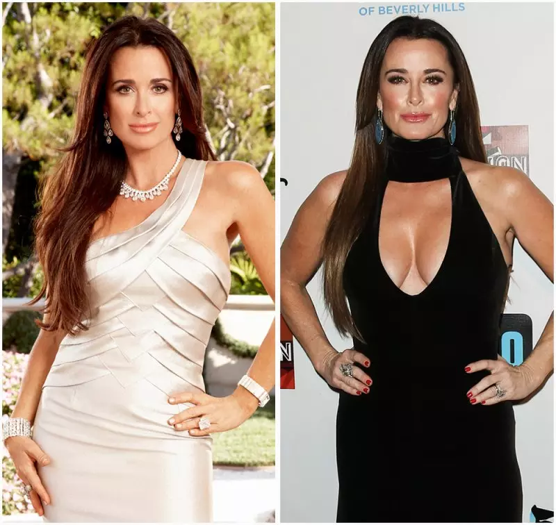 Kyle Richards atunci și acum