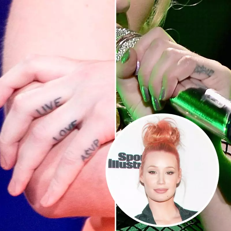 Kuphimba kwakukulu kwa tattoo ya Iggy azalea