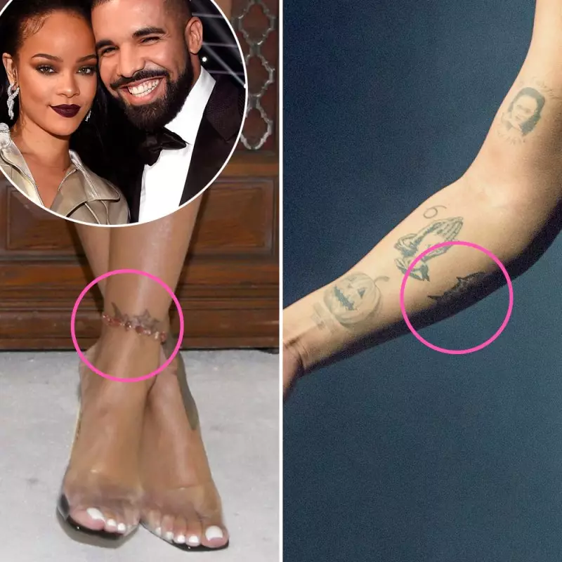 Drake Rihanna odgovarajuće tetovaže