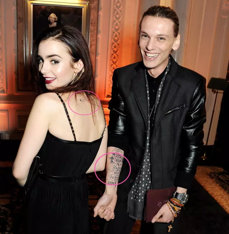 Jamie campbell bower lily collins