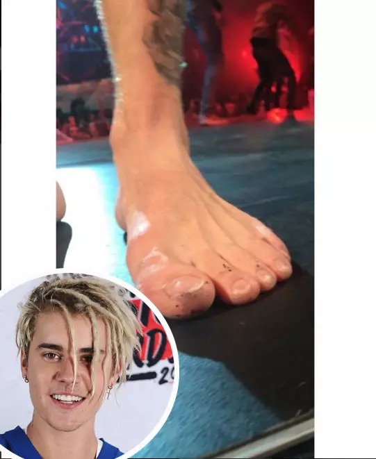 Justin Bieber Füße