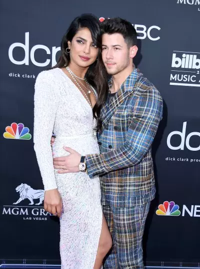 Priyanka Chopra Nick Jonas 2019 Billboardi muusikaauhindade jagamise punane vaip