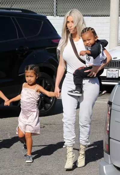 kim kardashian North Saint Splash